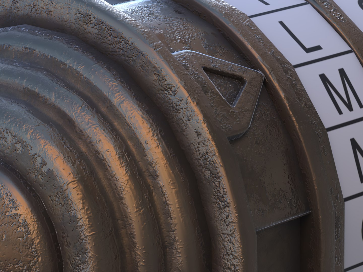 Cryptex Low-poly 3D Model - TurboSquid 1938055