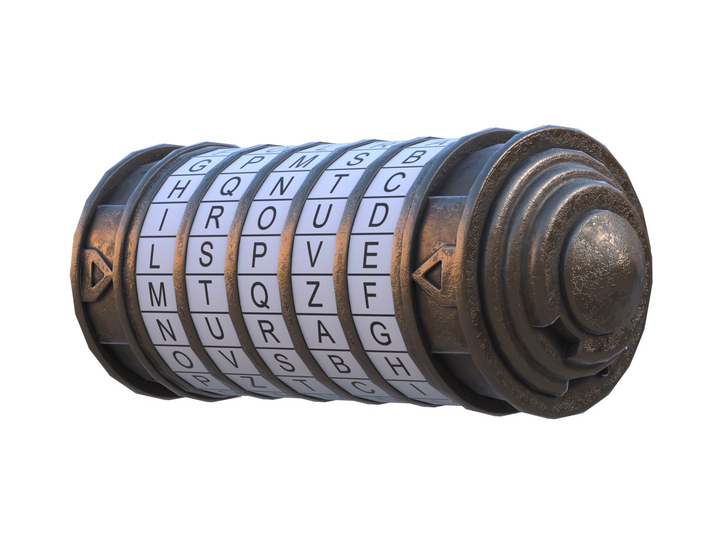 Cryptex Low-poly 3D Model - TurboSquid 1938055
