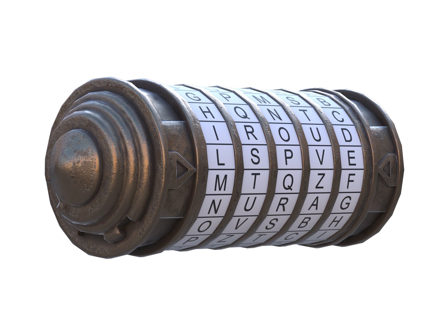 Cryptex Low-poly 3D Model - TurboSquid 1938055