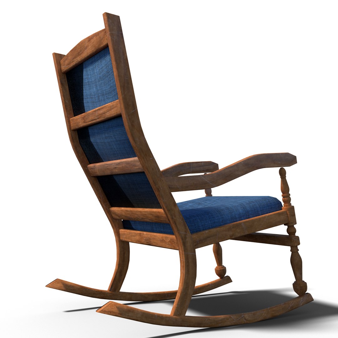 3D Rocking Chair Model - TurboSquid 2088506