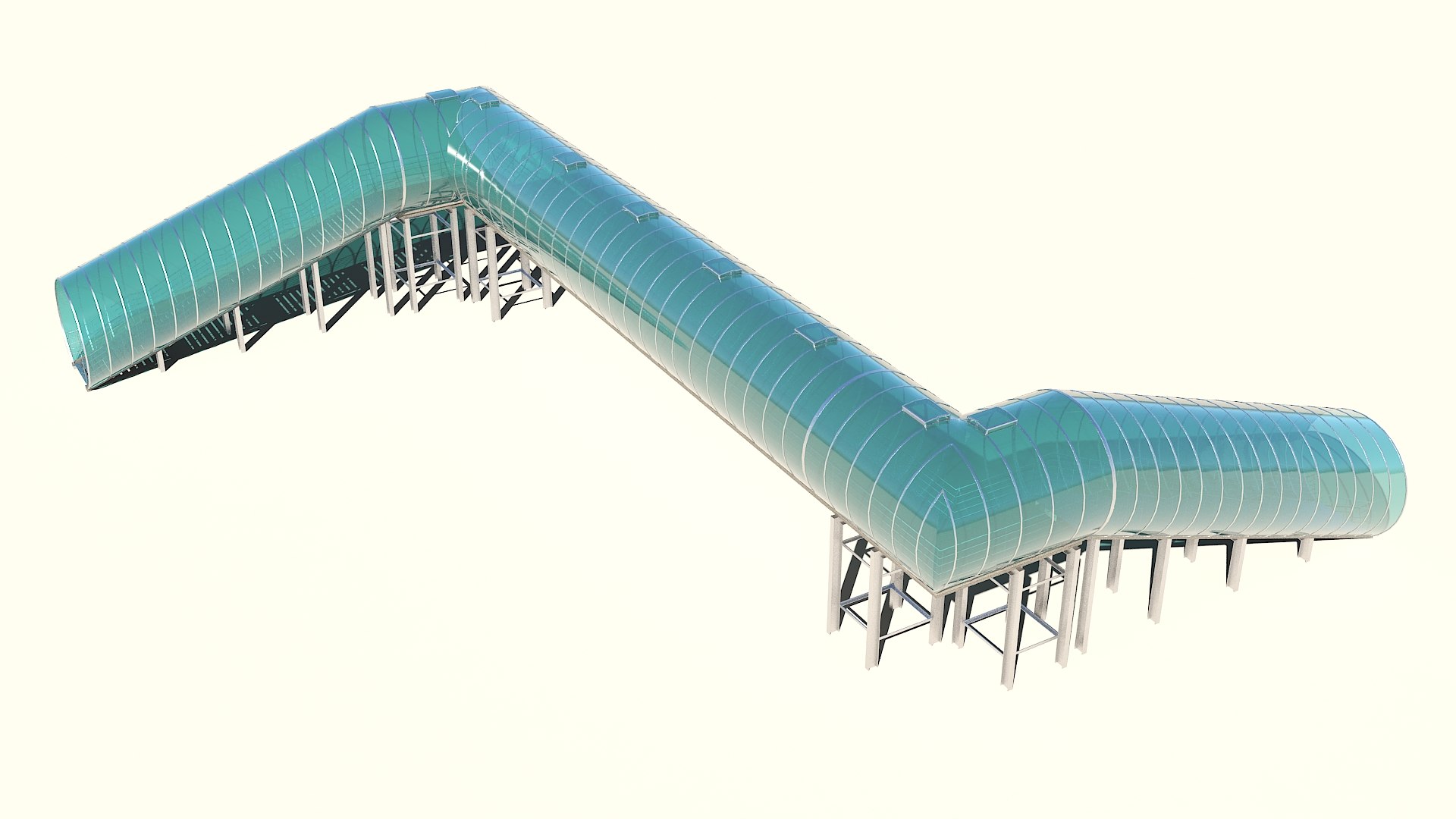 3D model road transition exterior architecture - TurboSquid 1599862