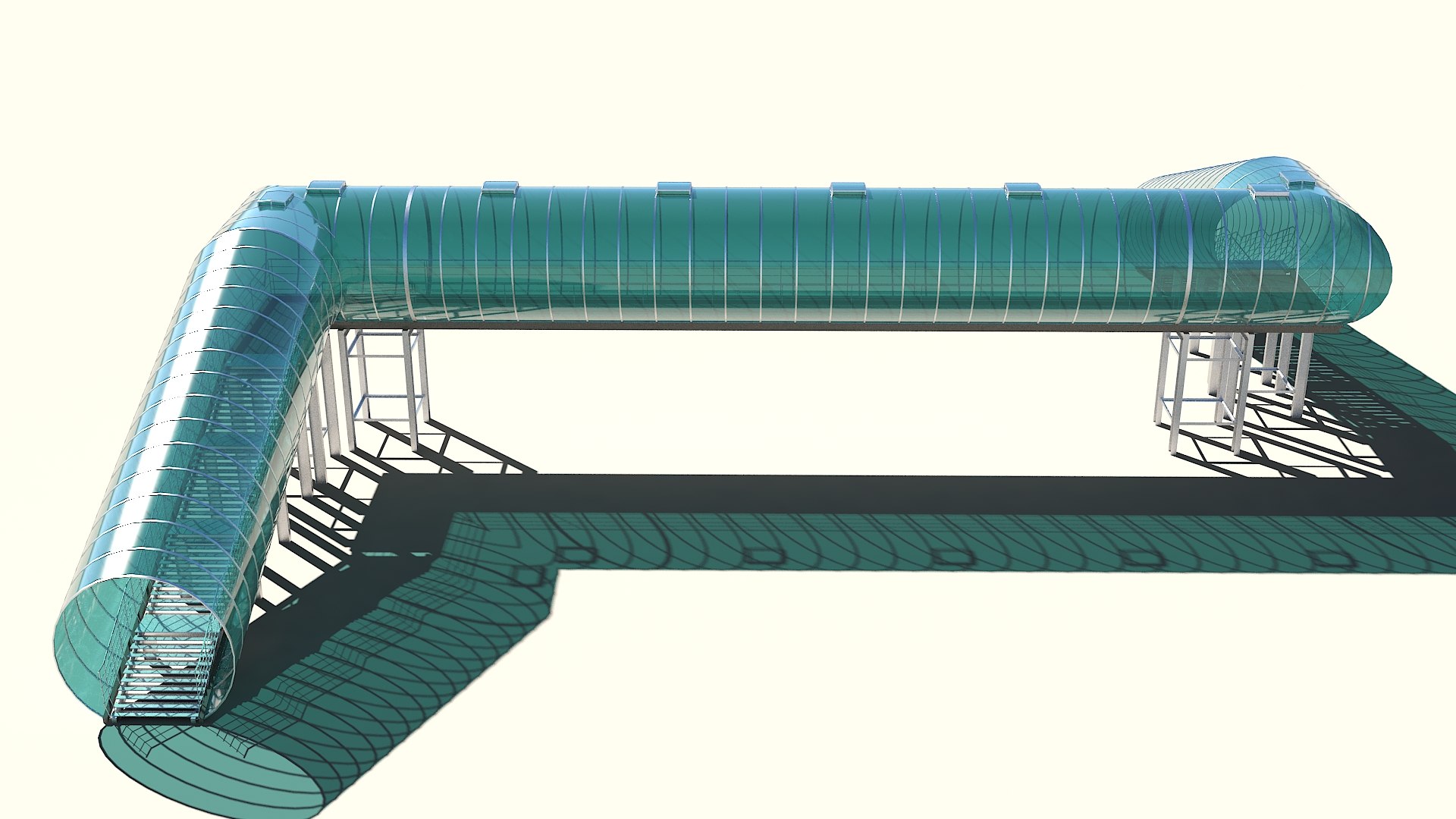 3D model road transition exterior architecture - TurboSquid 1599862