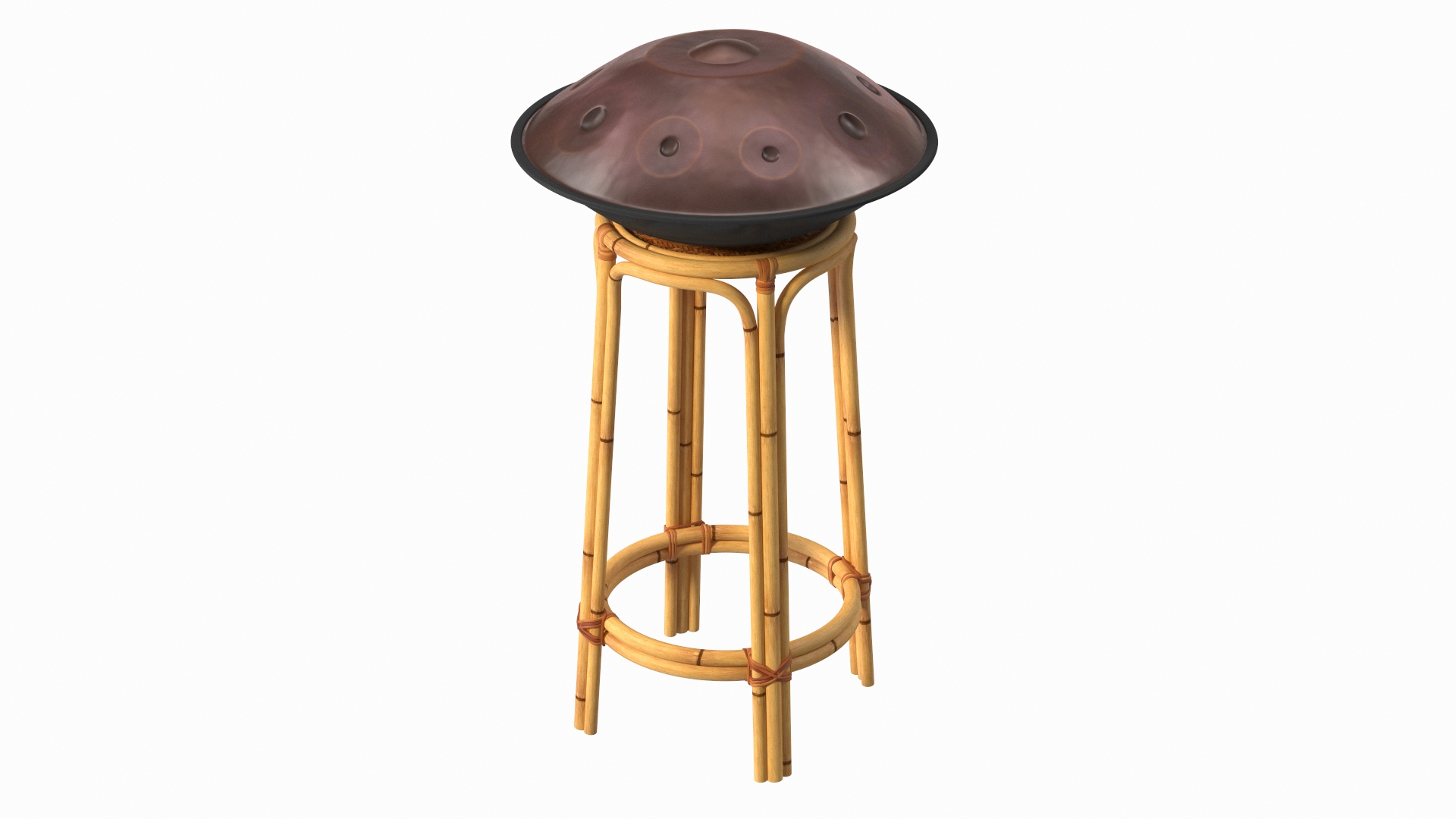 3D Model Hang Instrument On Bamboo Stool - TurboSquid 1832875