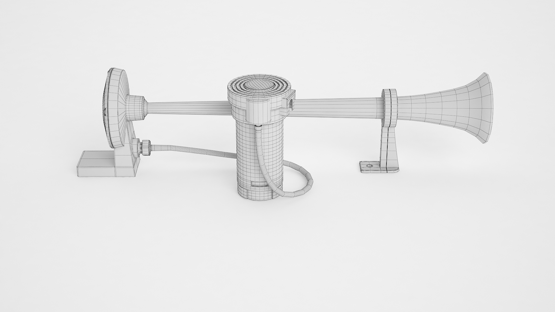 Air Train Horn 01 3D - TurboSquid 2075615