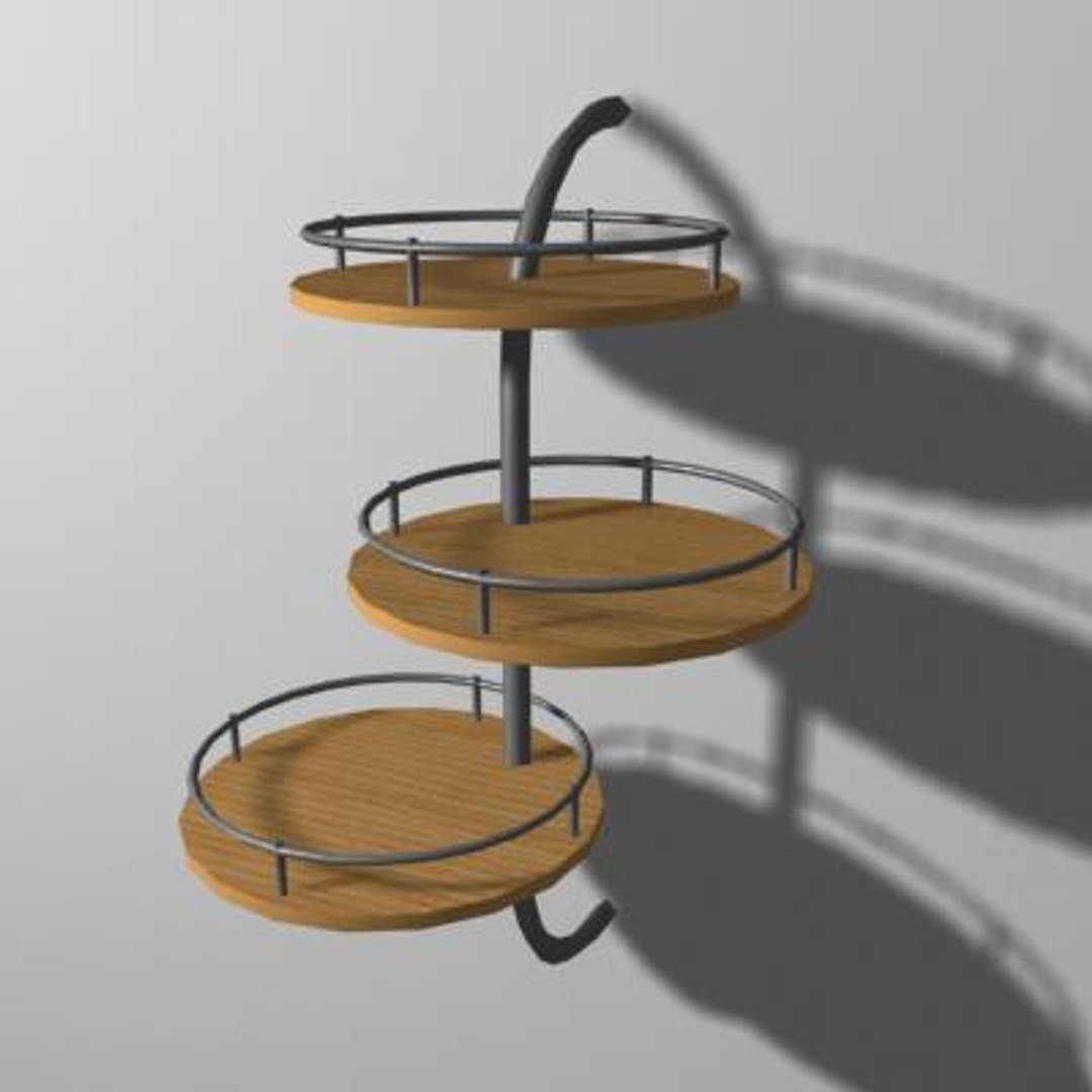 3d model shelf rack