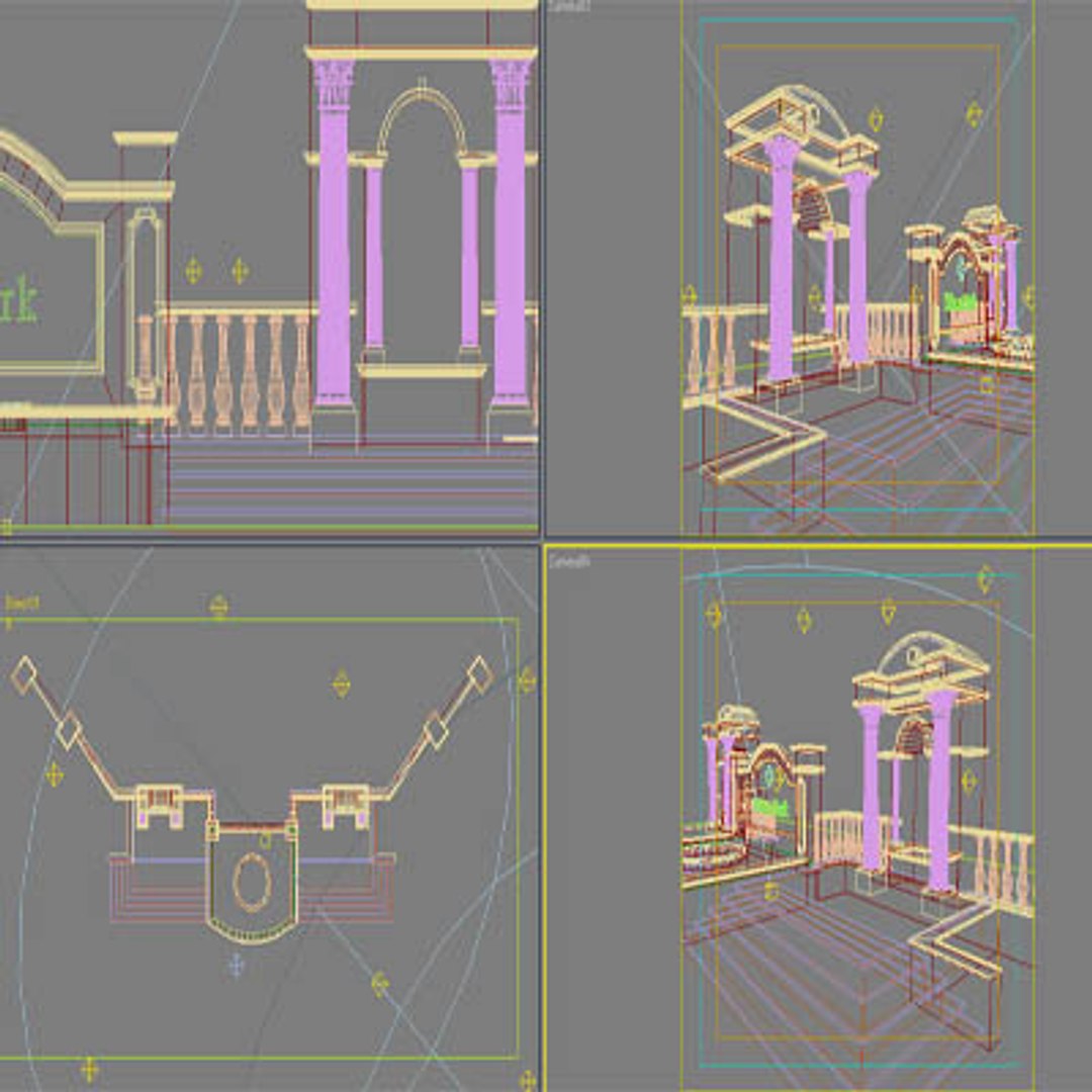 3d sign access plaza