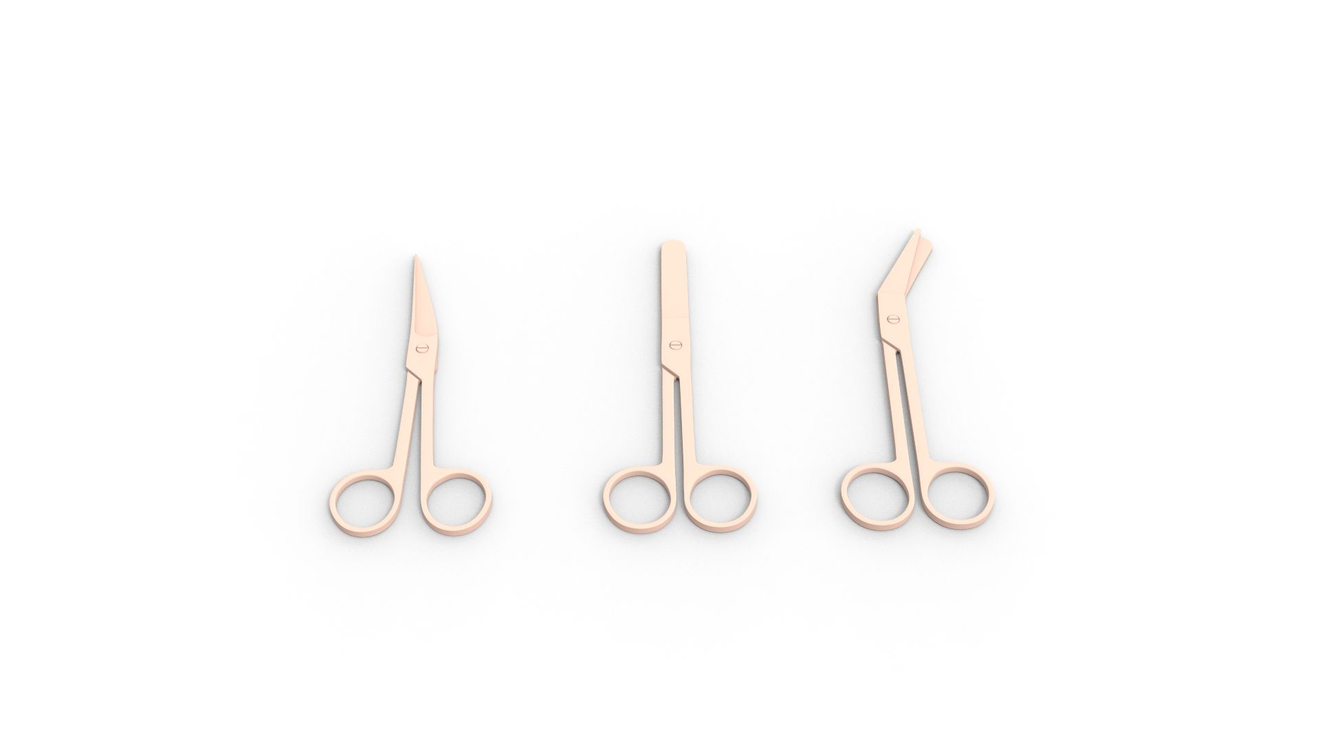 3D Surgical Scissors Model - TurboSquid 2169025