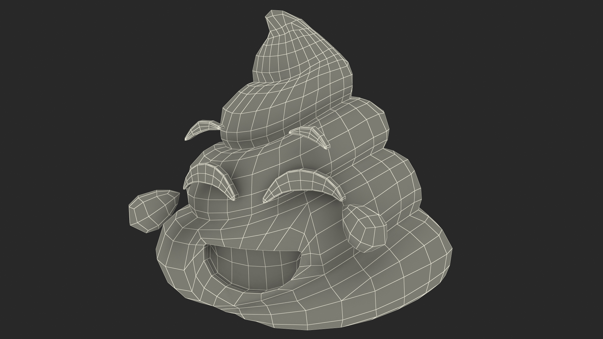 Tears Of Joy Face Poop Emoji Smile 3D Model - TurboSquid 1801256