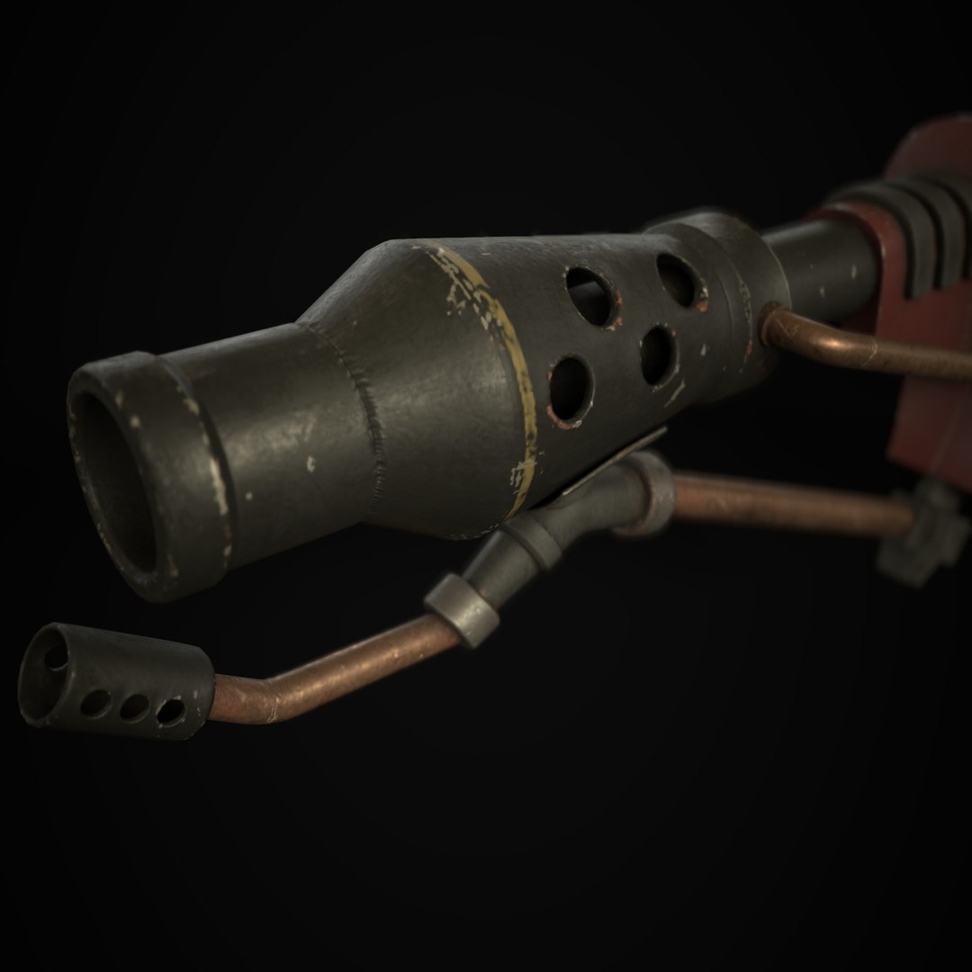 Flame Thrower 3D Model - TurboSquid 1354782