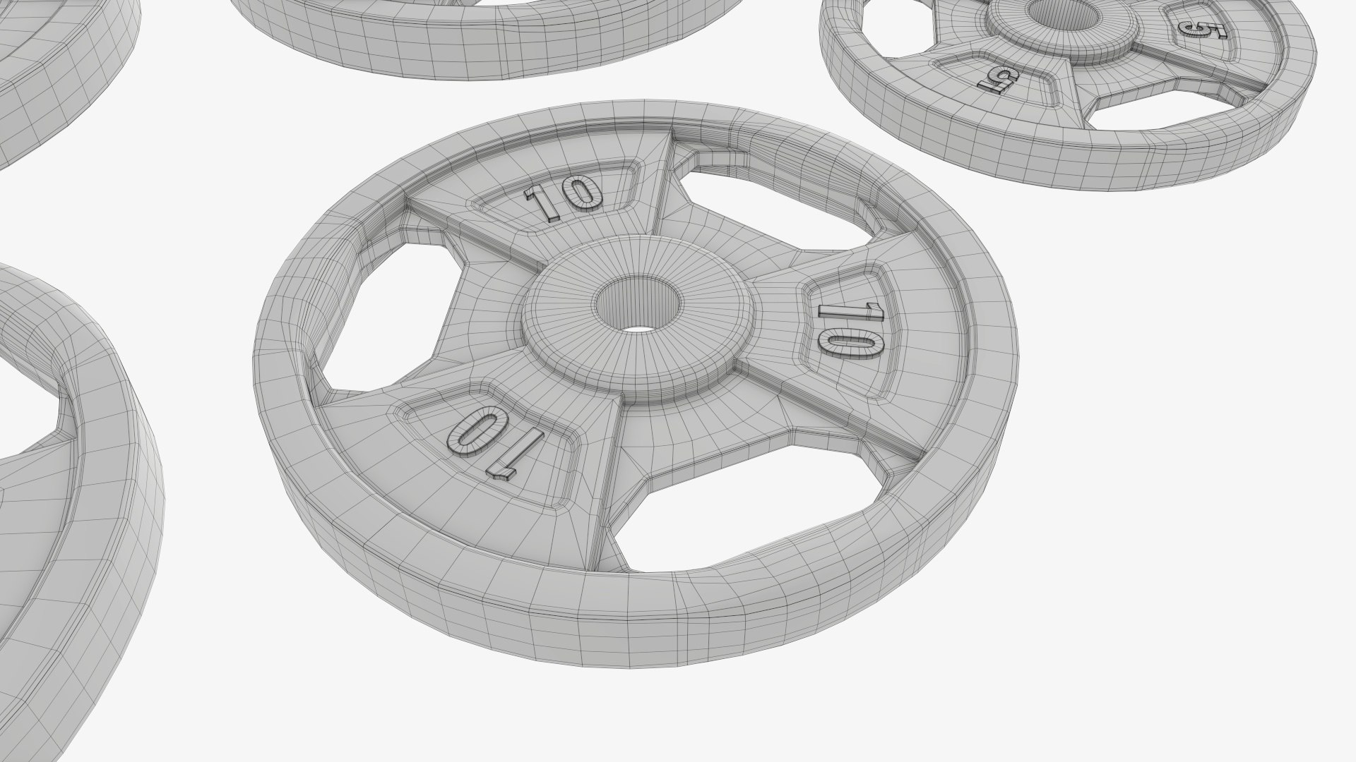 3D Plate Set Weight - TurboSquid 1686227