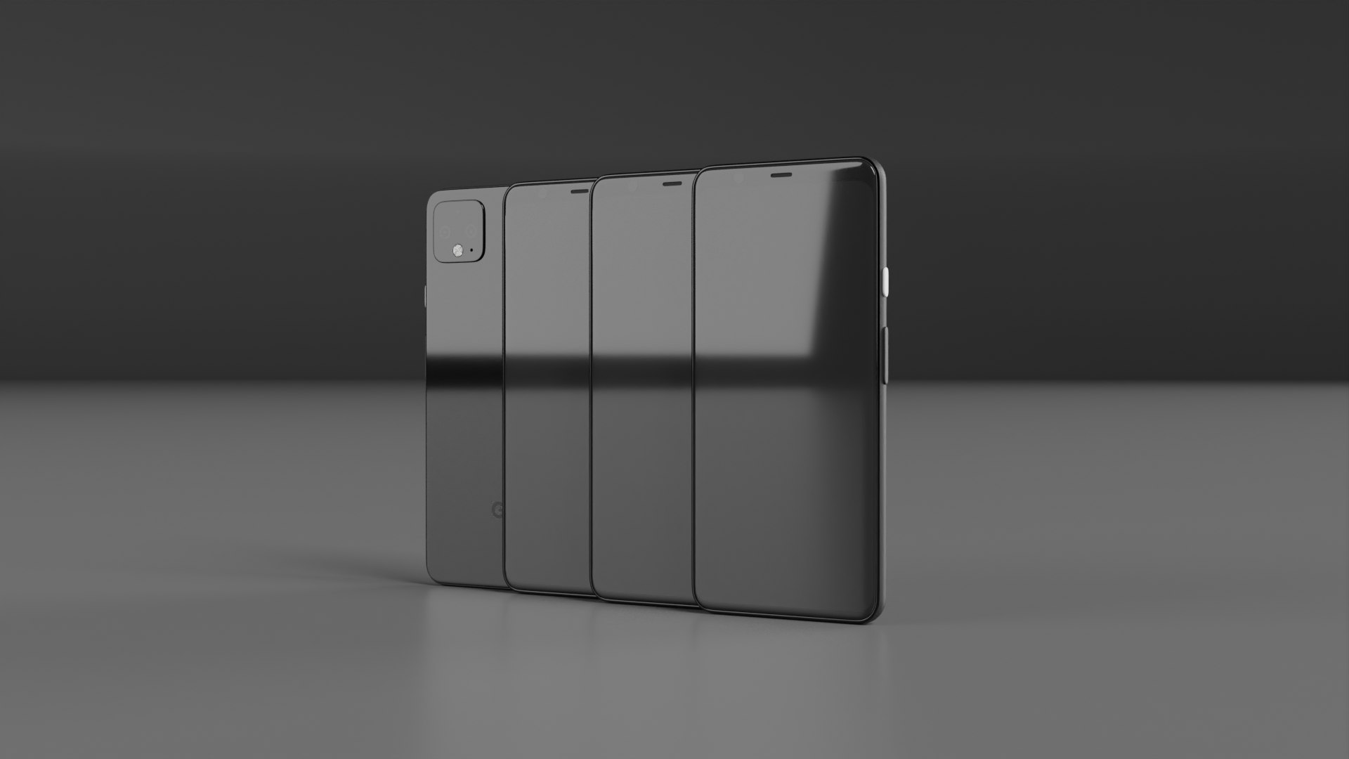 3D Model Google Pixel 4 All Colors - TurboSquid 2064079