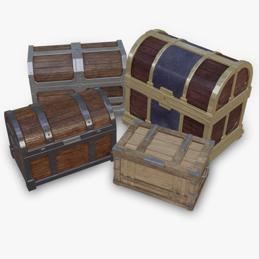 PackPro - Chests 3D - TurboSquid 2021593