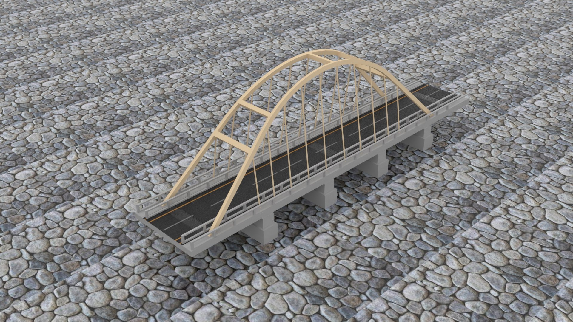 3D Bridge - TurboSquid 1728125