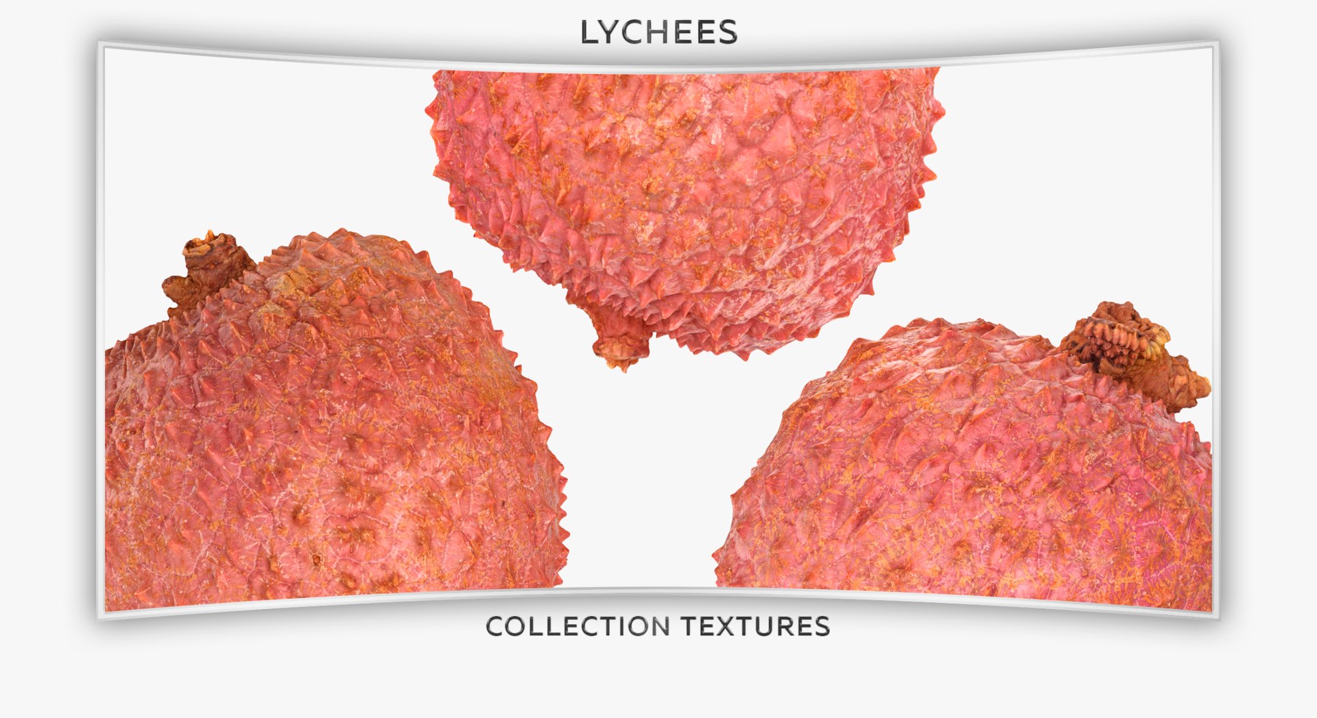 3D Lychees Collection 02 - 3 Models Model - TurboSquid 1794528
