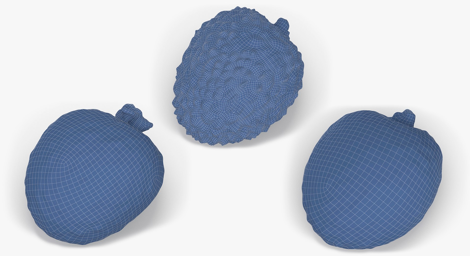 3D Lychees Collection 02 - 3 models model - TurboSquid 1794528
