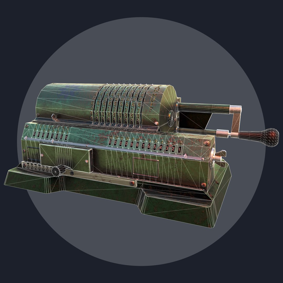 3D Adding Machine - TurboSquid 1311883