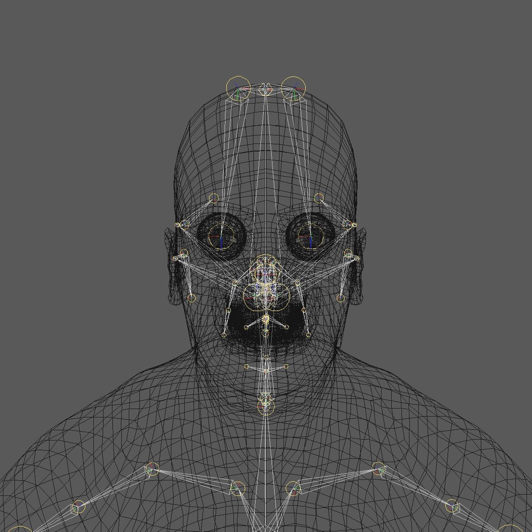 realistic base mesh old 3d c4d