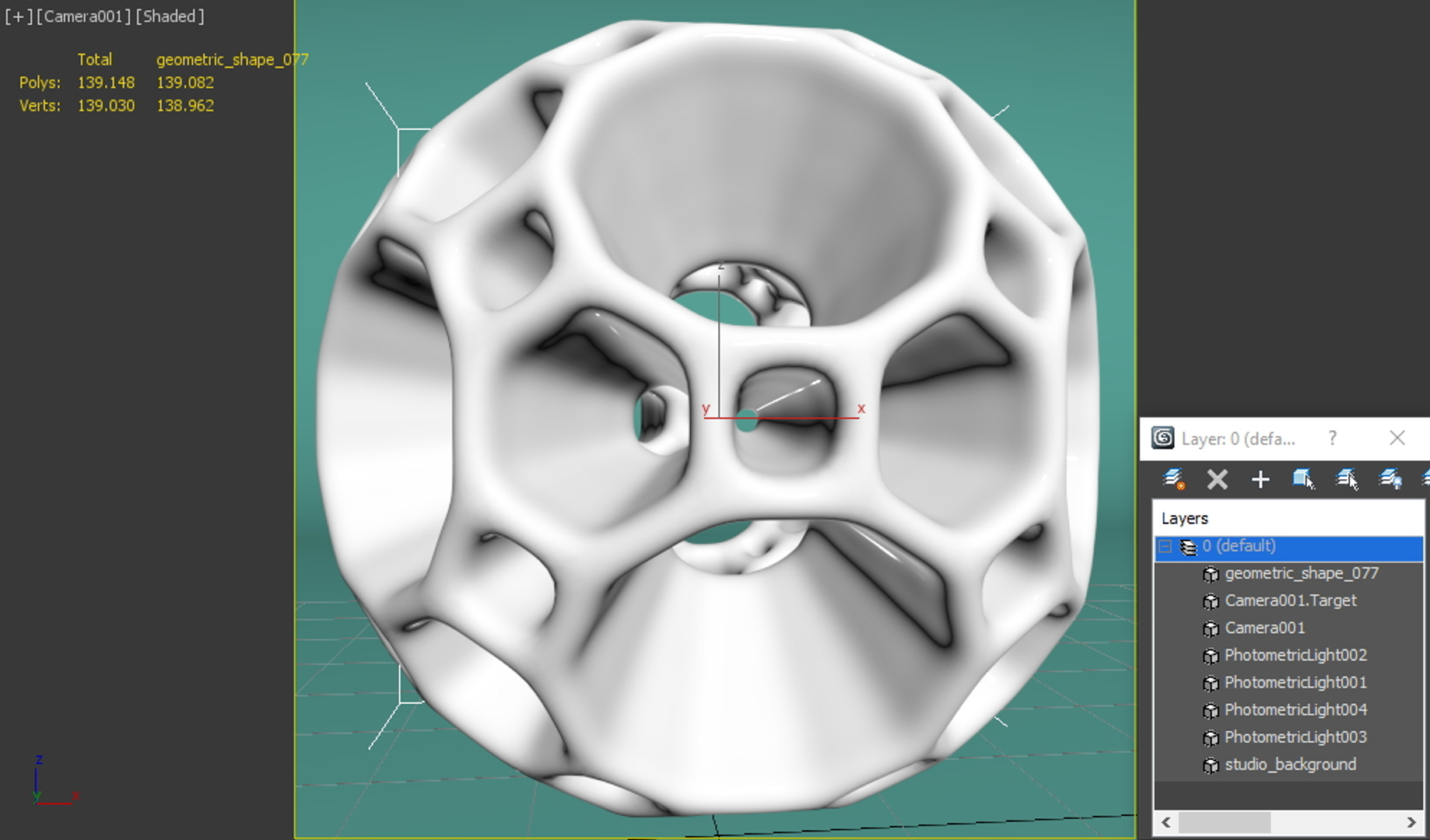 geometric shape 3d max