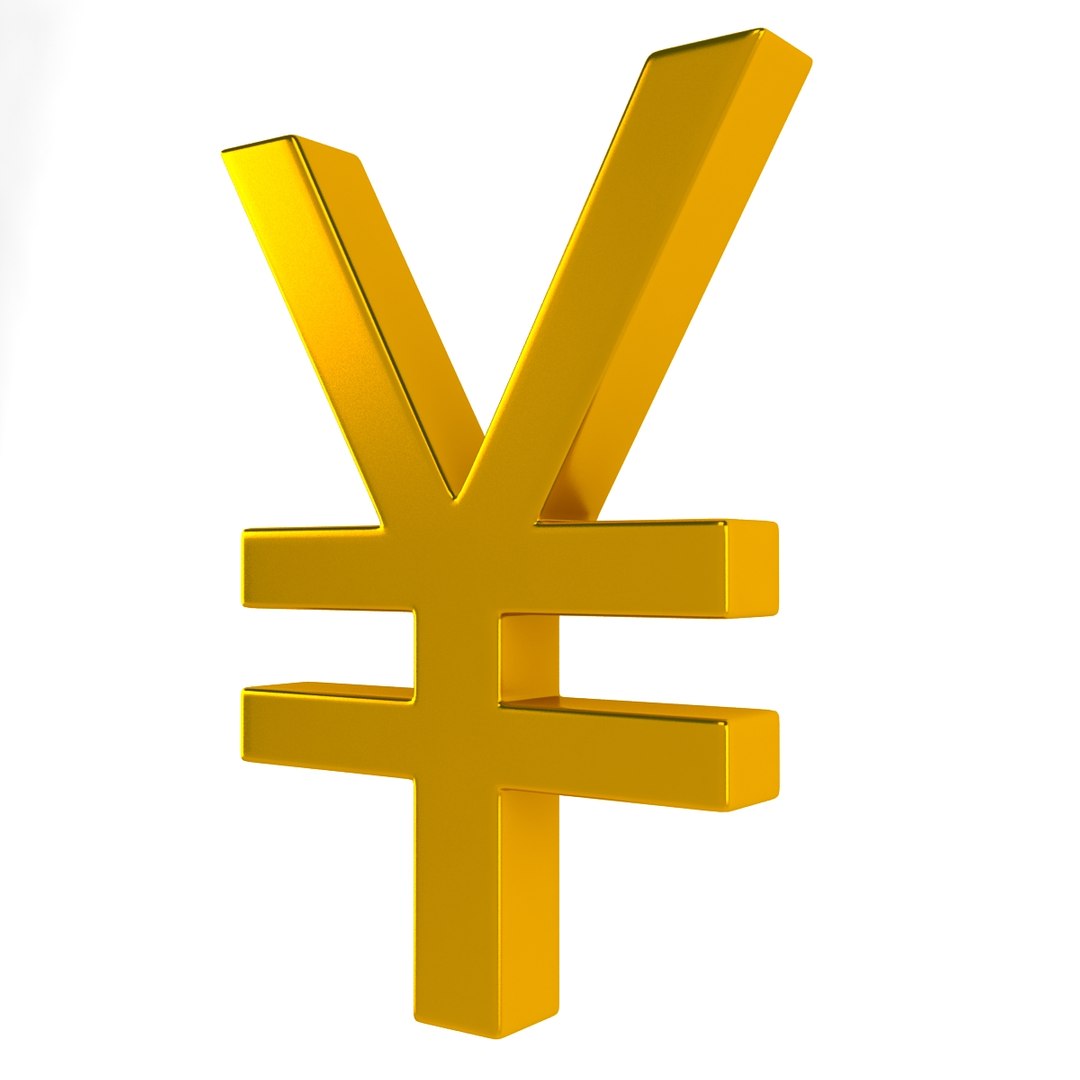 3d monetary symbol