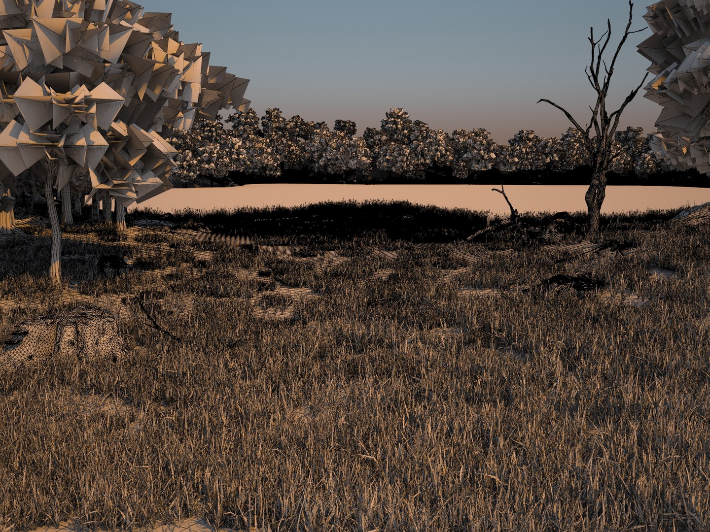 Landscape Lake Model - TurboSquid 1660607