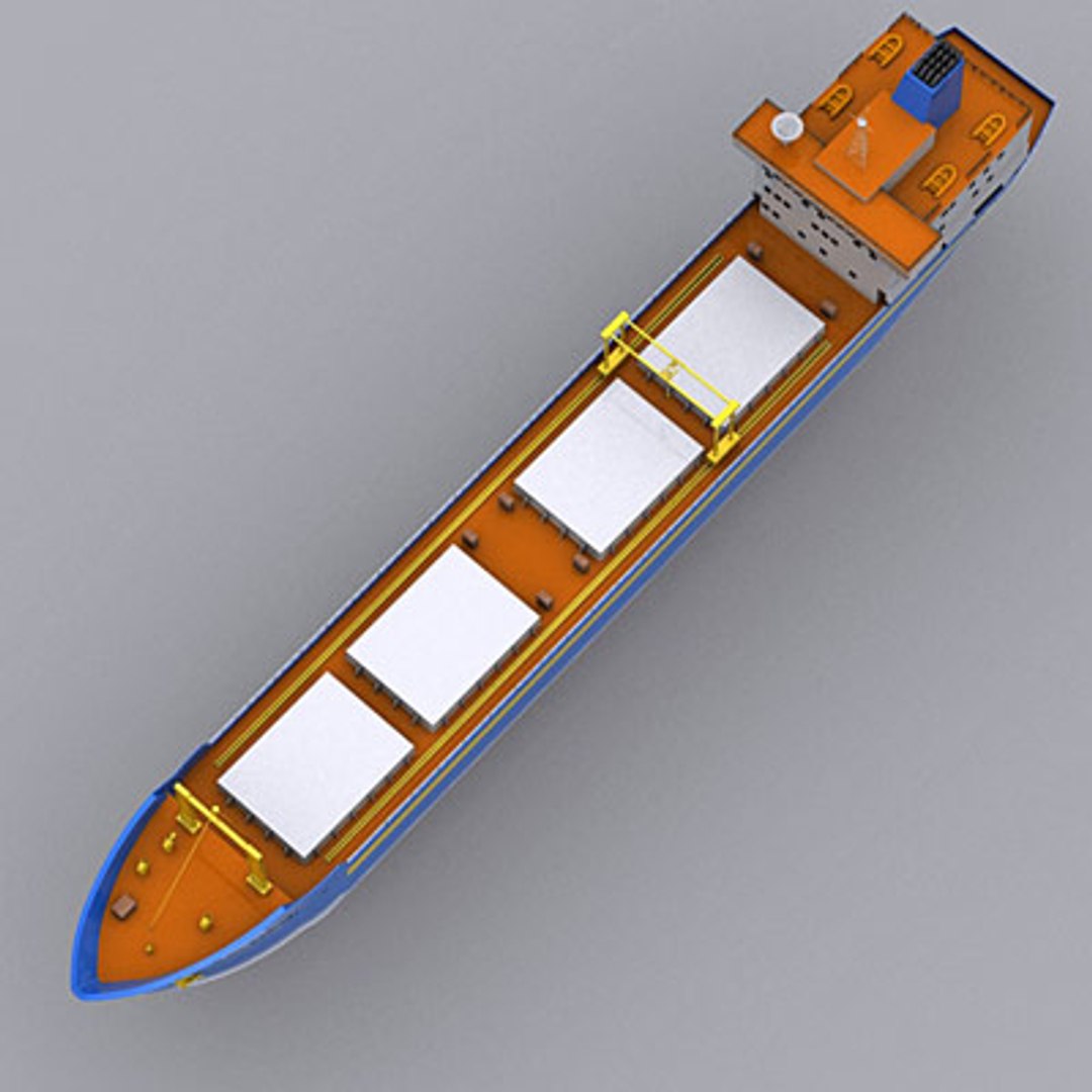 3d cargo ship transport nuclear model