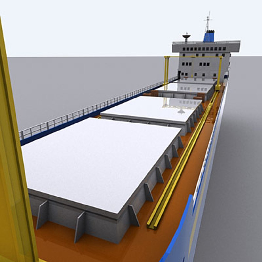3d cargo ship transport nuclear model