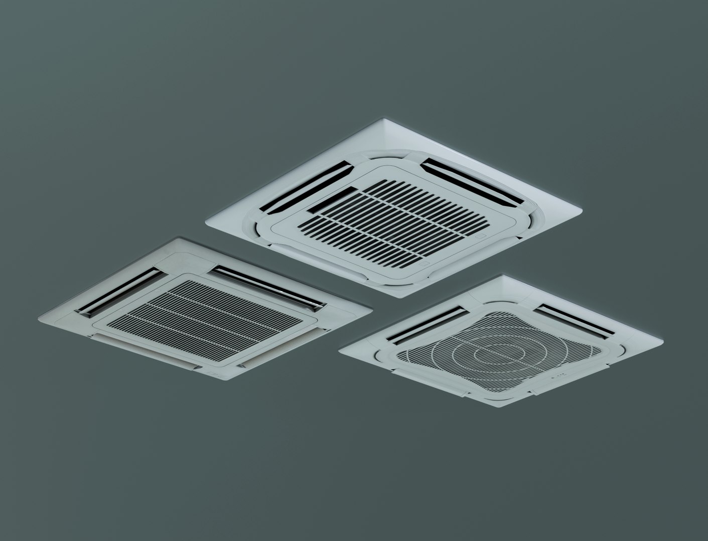 3D Low Poly Ceiling Air Conditioner - TurboSquid 2047921