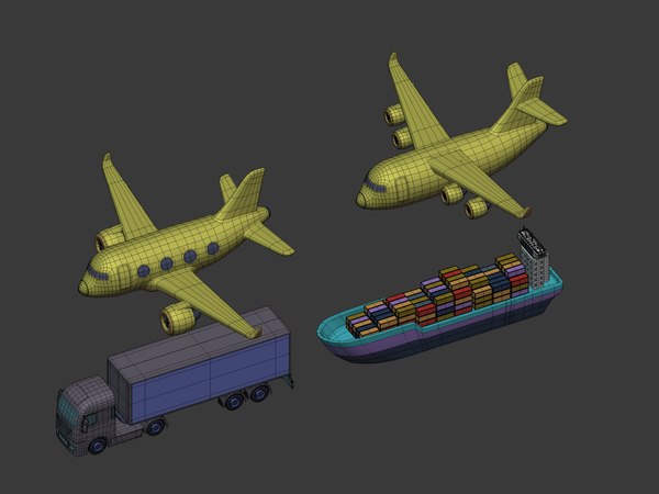 3D model Transport Vehicles Pack - TurboSquid 1790446