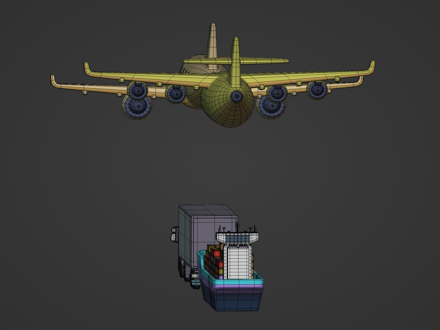 3D Model Transport Vehicles Pack - TurboSquid 1790446