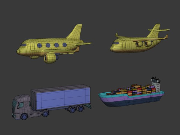 3D model Transport Vehicles Pack - TurboSquid 1790446