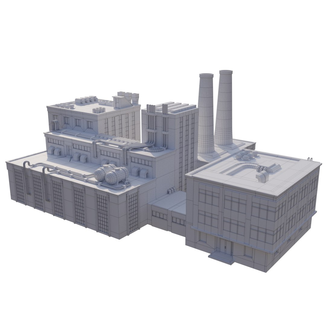 3D Factory Asset - TurboSquid 1565305