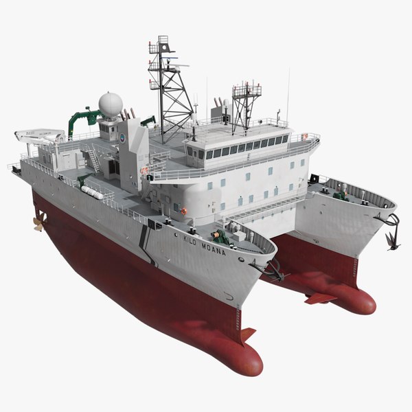 modelo 3d Buque de investigación oceanográfica Kilo Moana de la Armada ...