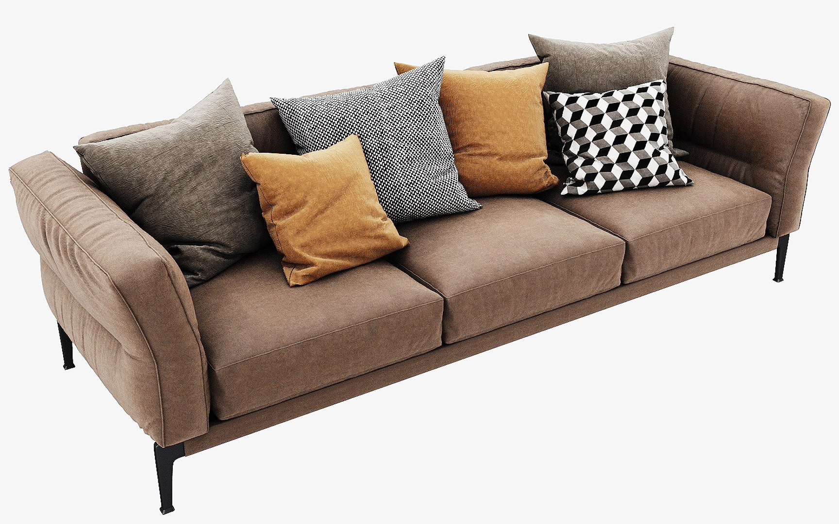 Flexform Adda 3D Model - TurboSquid 1611130