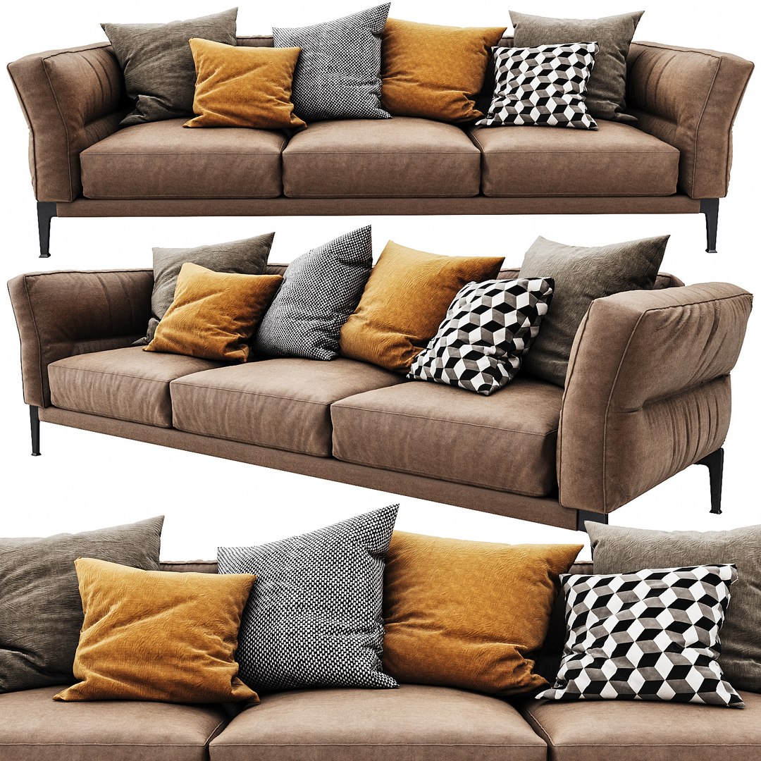 Flexform Adda 3D Model - TurboSquid 1611130