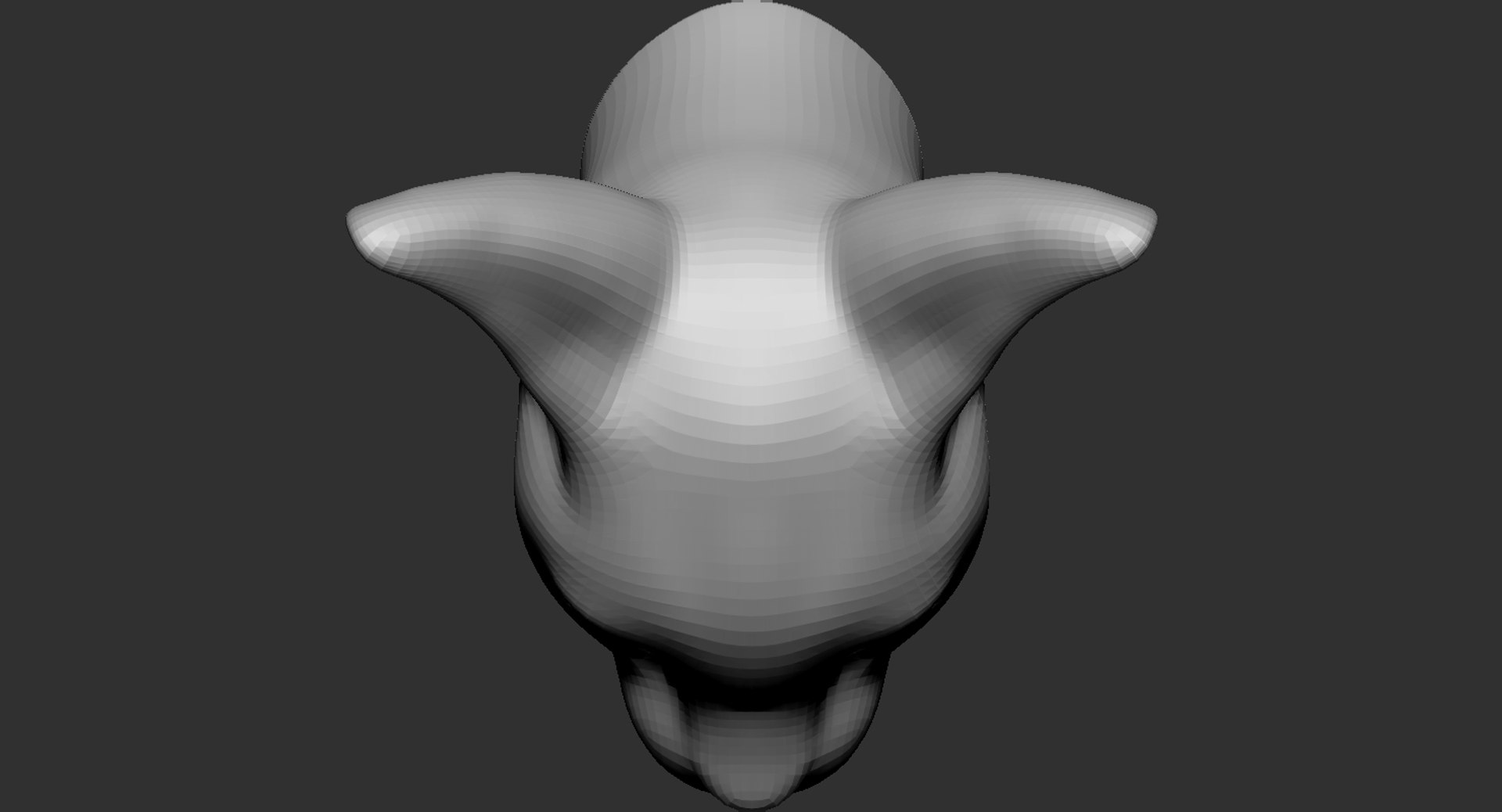 3D Cat Head Base Mesh Model - TurboSquid 1427328