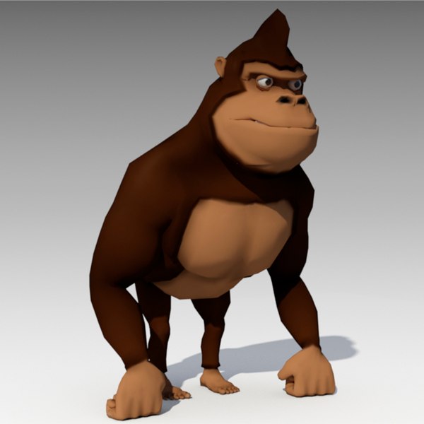 Rigged Gorilla 3D Models for Download | TurboSquid
