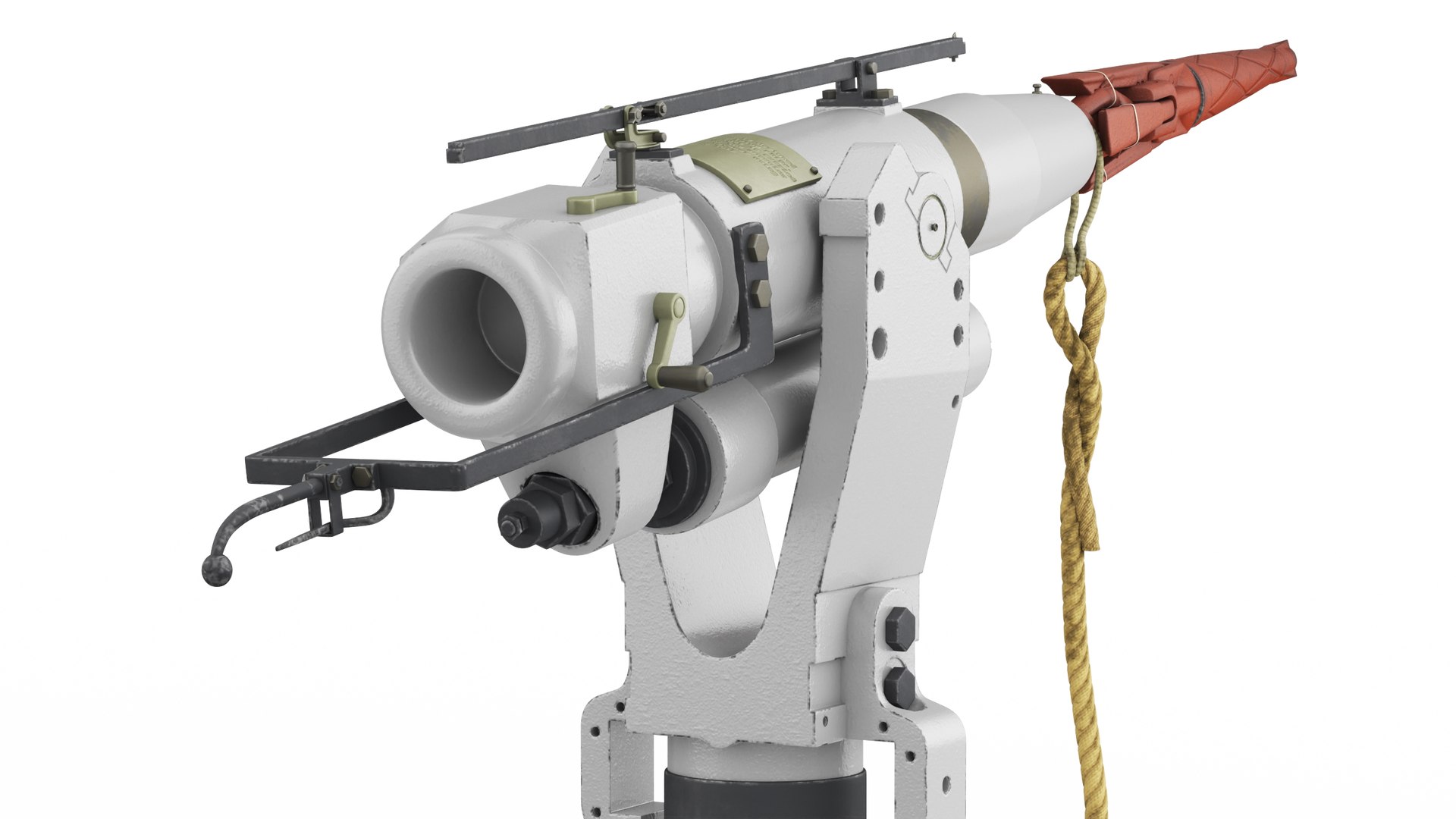 Harpoon Deck Gun 3D model - TurboSquid 2042667