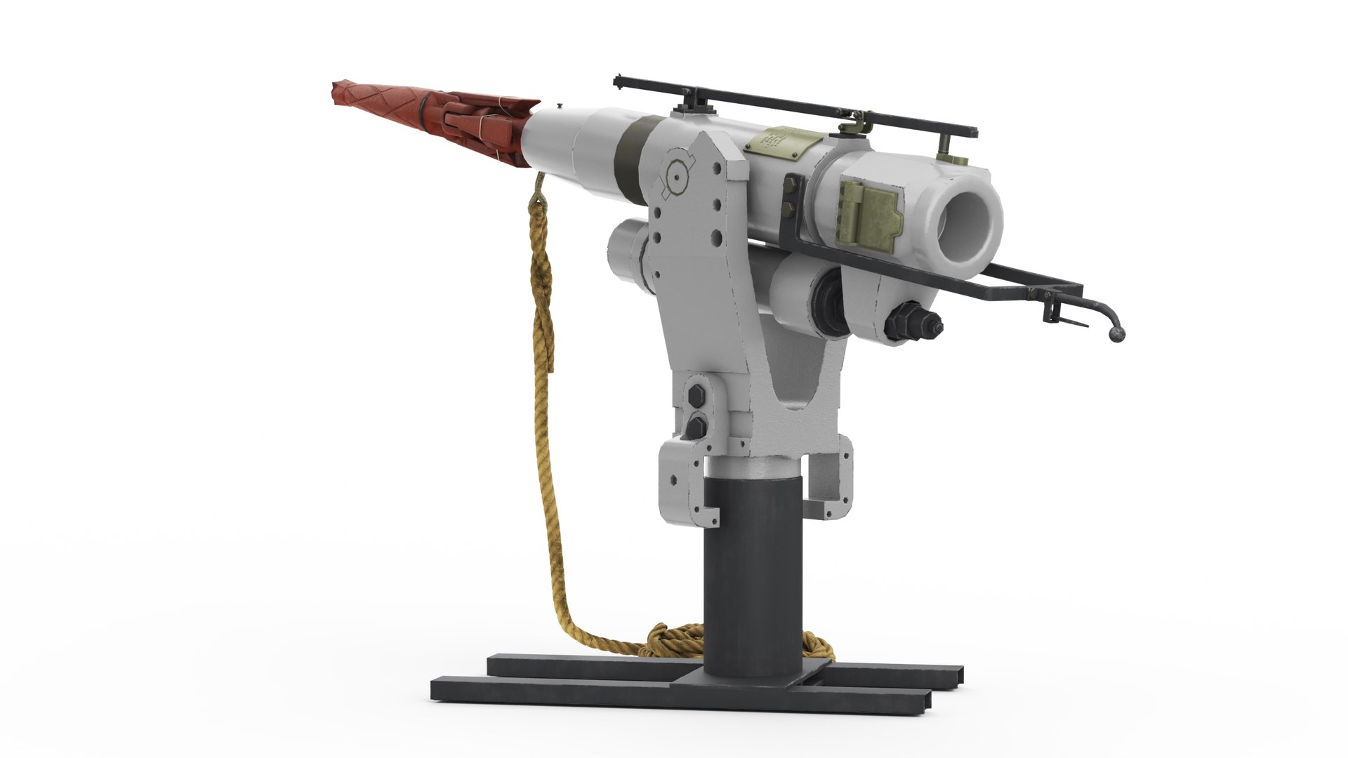Harpoon Deck Gun 3D model - TurboSquid 2042667