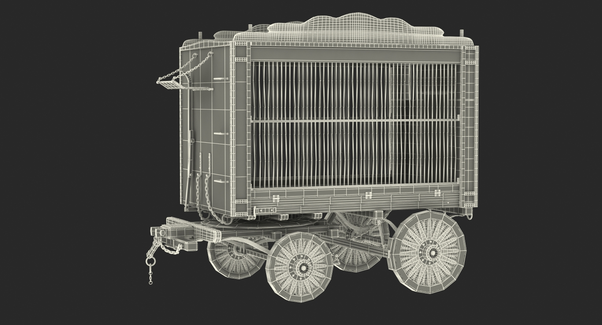 3D Traveling Circus Wagon Model - TurboSquid 1292875