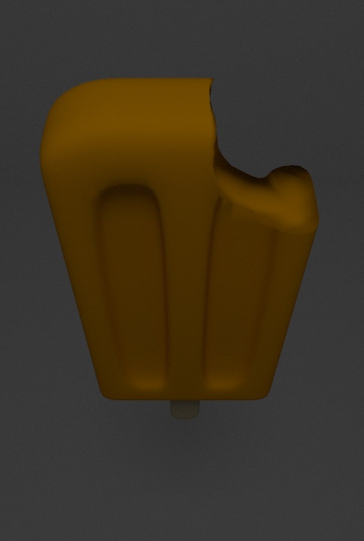 Popsicle Bitten 3d Model