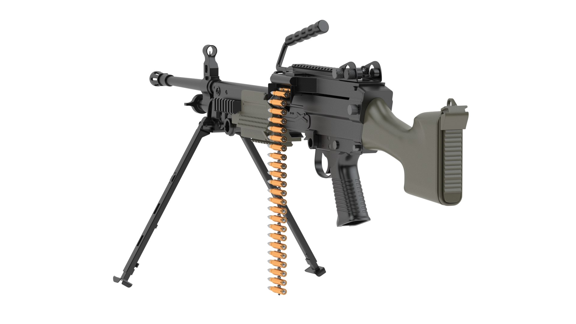 3D FN Minimi Mk3 - TurboSquid 1765620