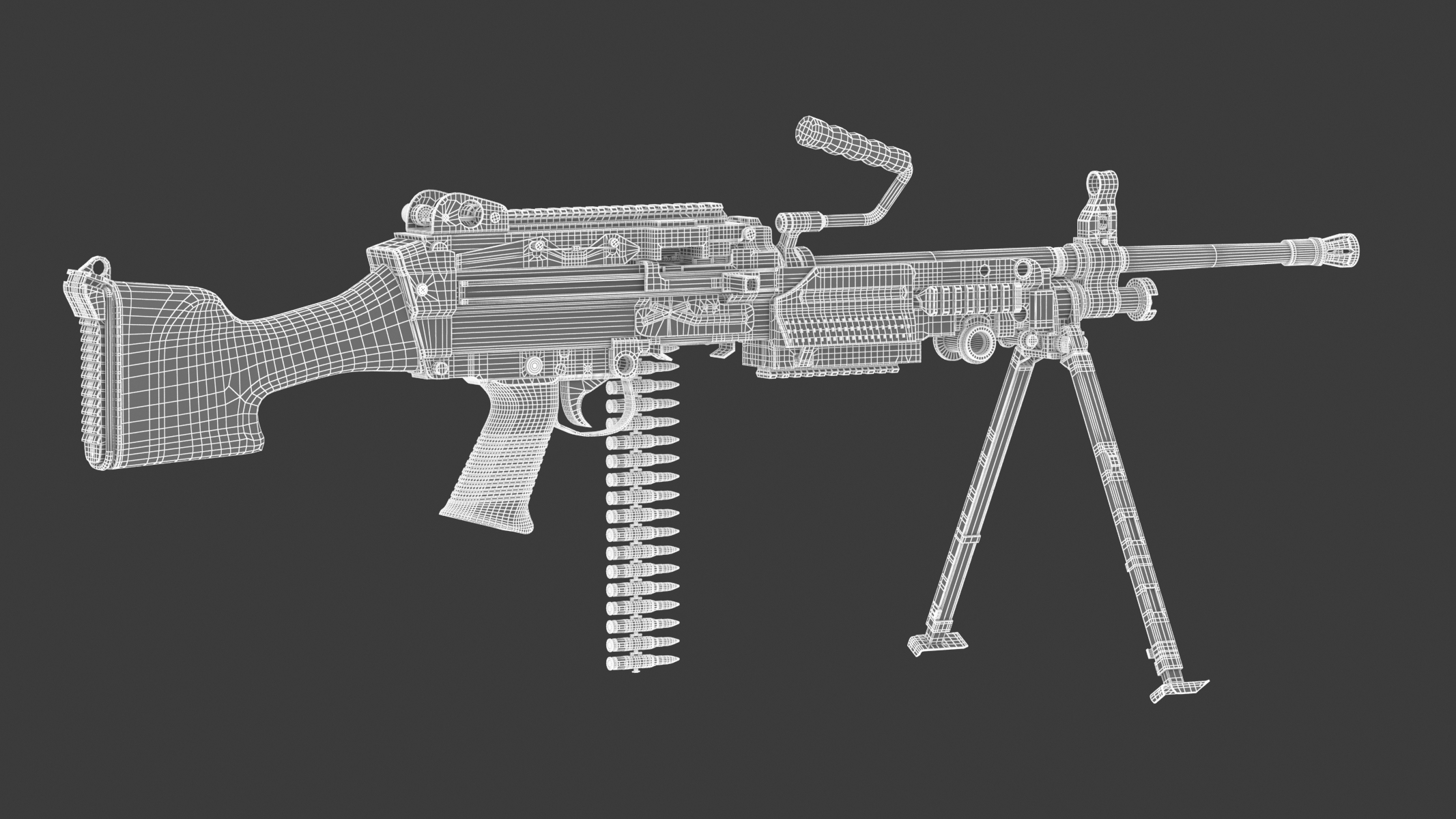 3D FN Minimi Mk3 - TurboSquid 1765620