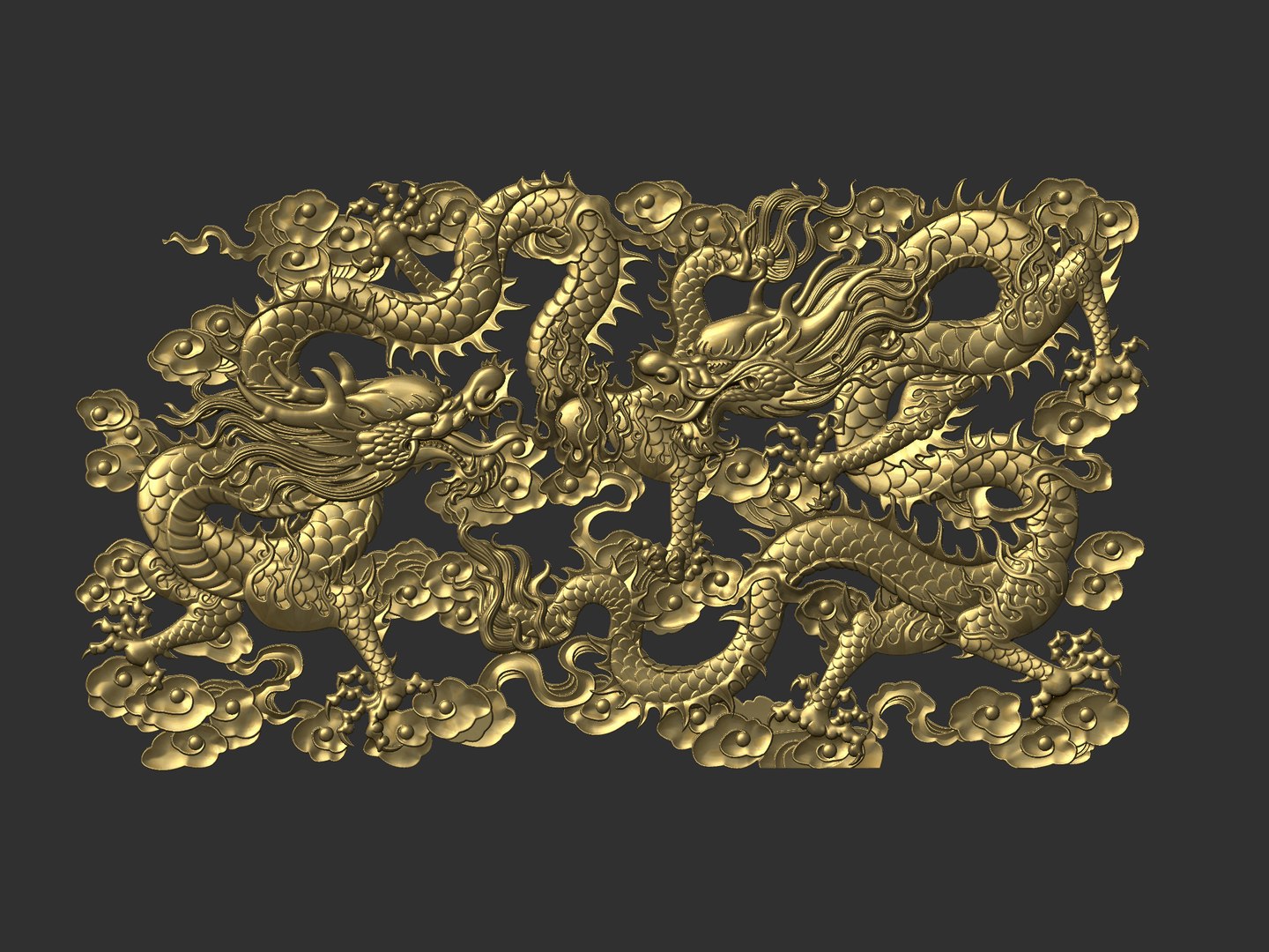 Two Dragons 3D model - TurboSquid 2179878