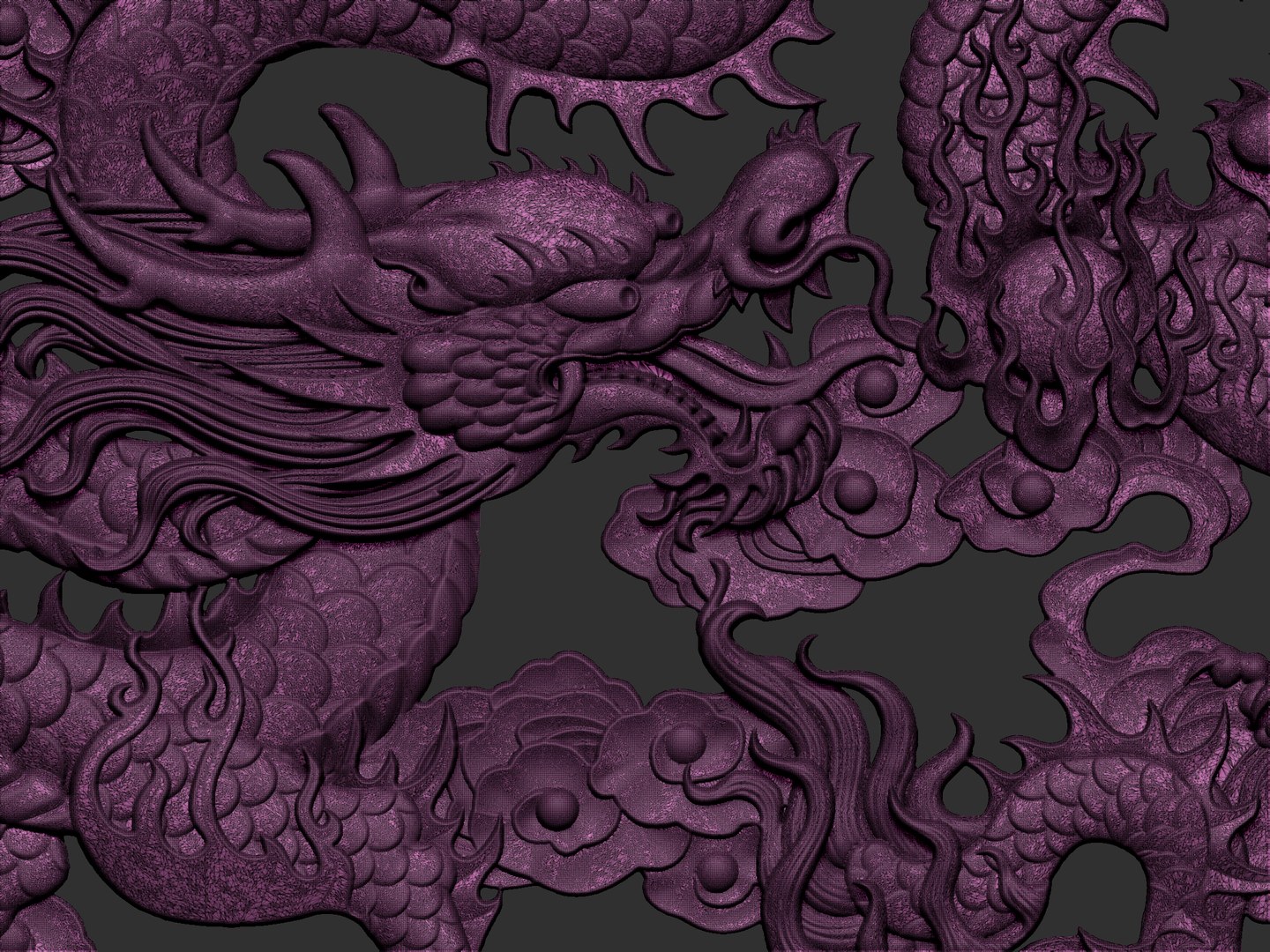 Two Dragons 3D model - TurboSquid 2179878