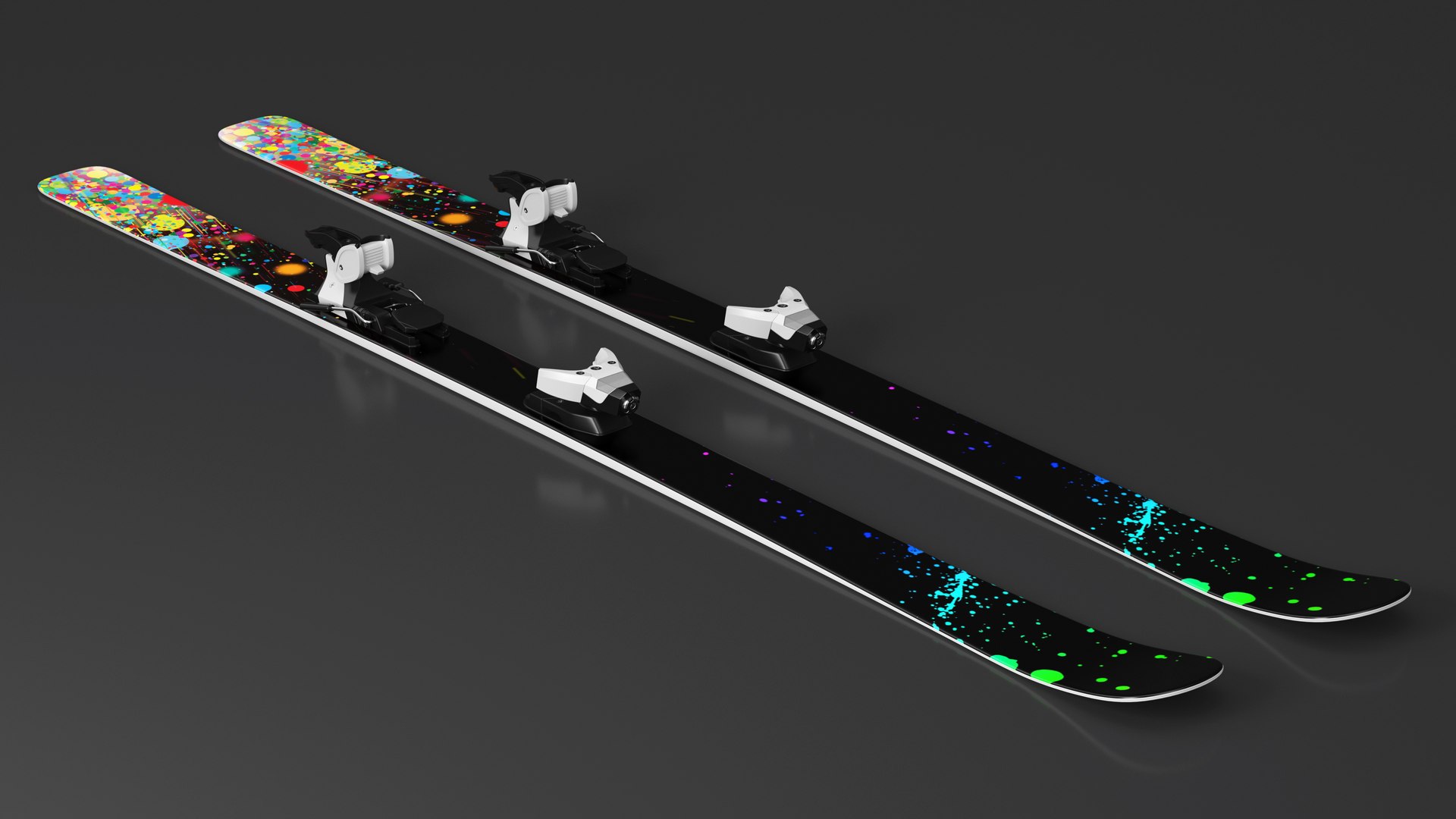 3D Snow Skis 8 Model - TurboSquid 2062047