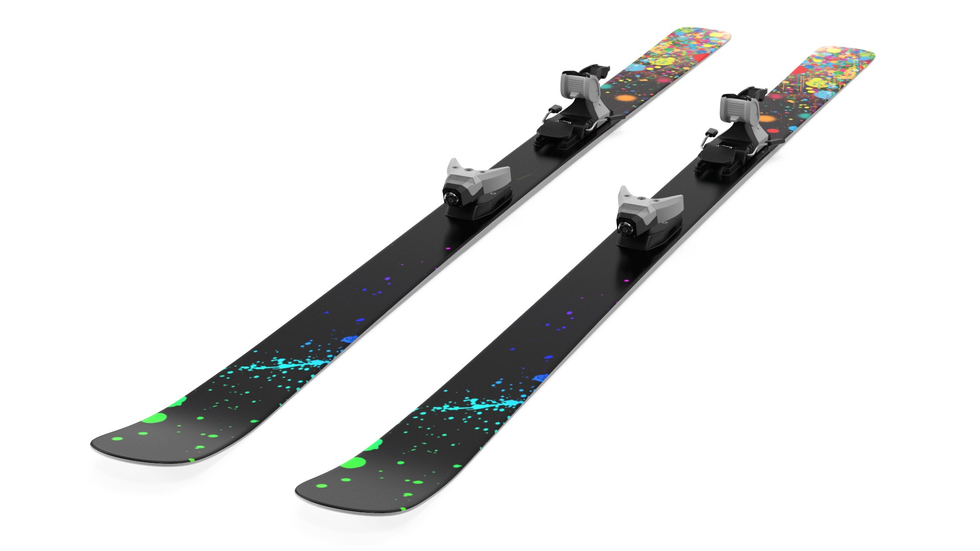 3D Snow Skis 8 Model - TurboSquid 2062047