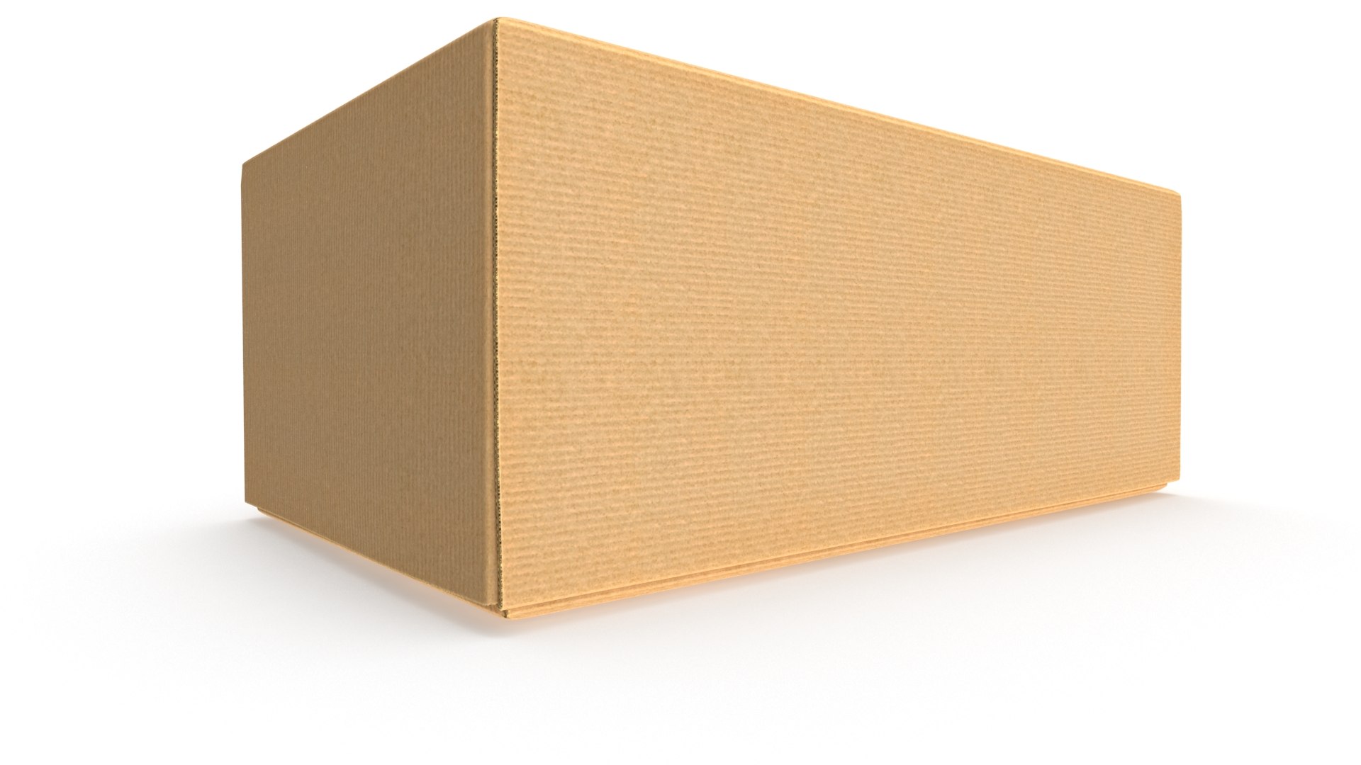 3D Cardboard Box - TurboSquid 1614402