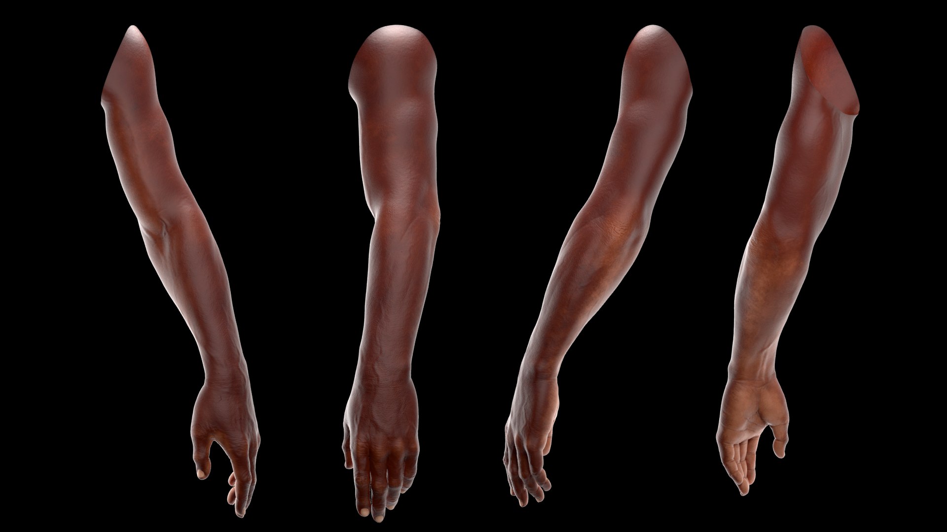 3D Hand Dark Skin - TurboSquid 1168009