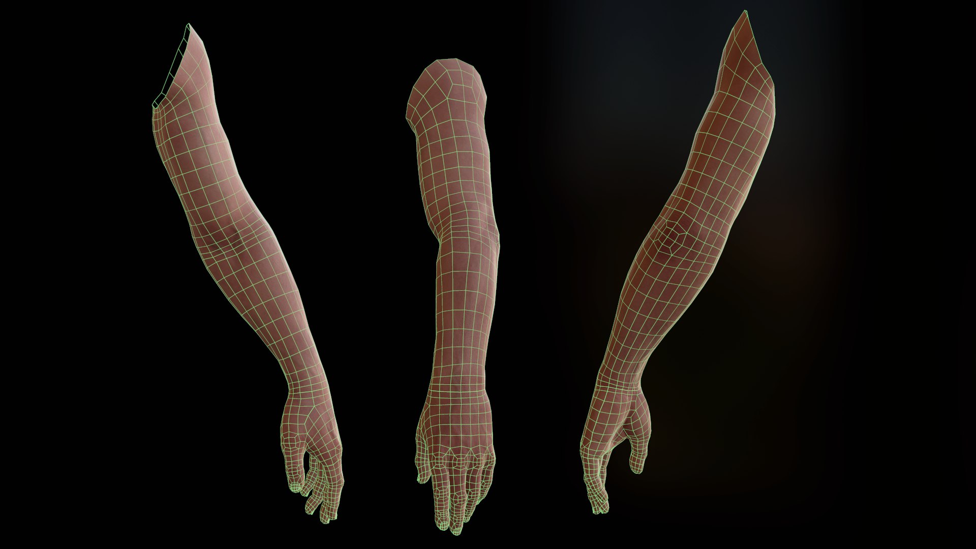 3D Hand Dark Skin - TurboSquid 1168009