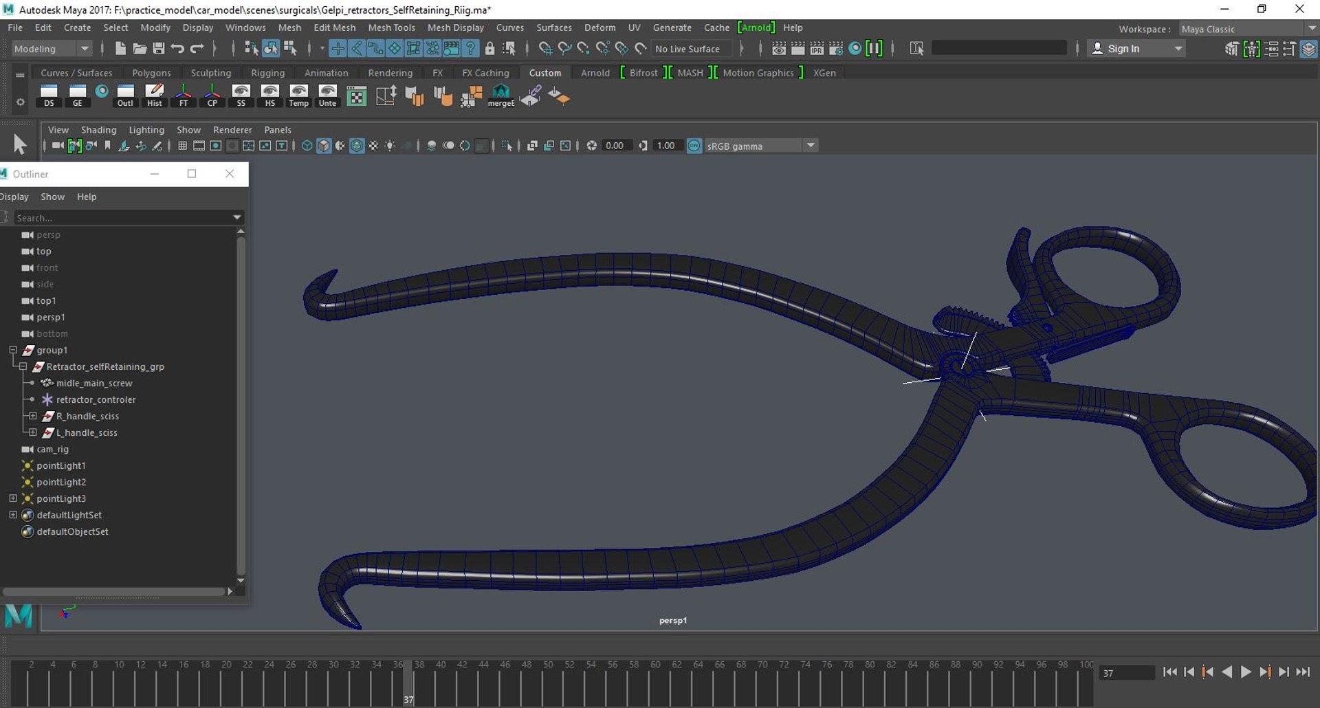 3D Retractor Model - TurboSquid 1274197